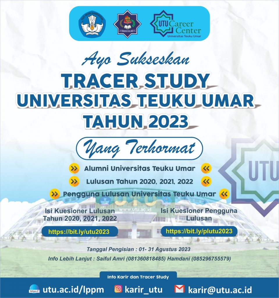CC-UTU Lakukan Tracer Study Lacak Lulusan Tiga Tahun Kebelakang ...